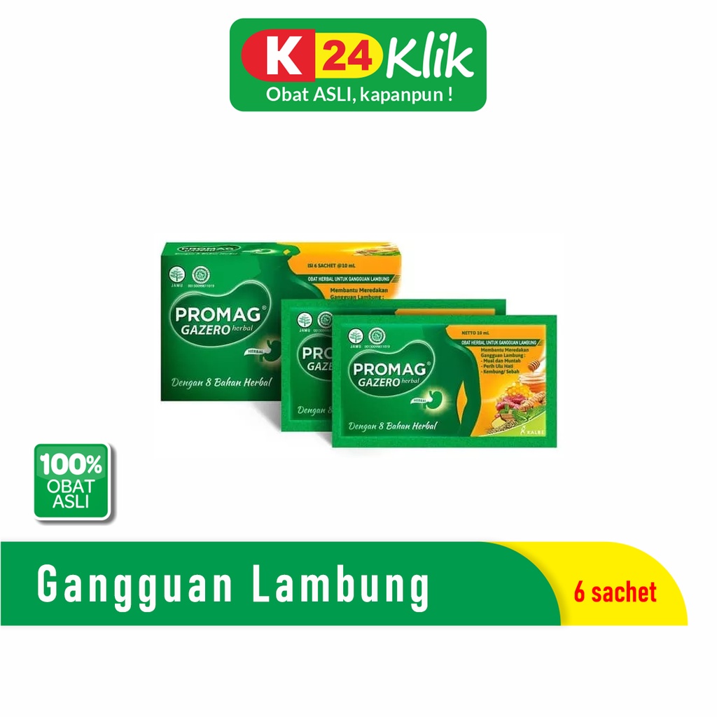 Jual Promag Gazero (1 dos isi 6 sach) | Shopee Indonesia