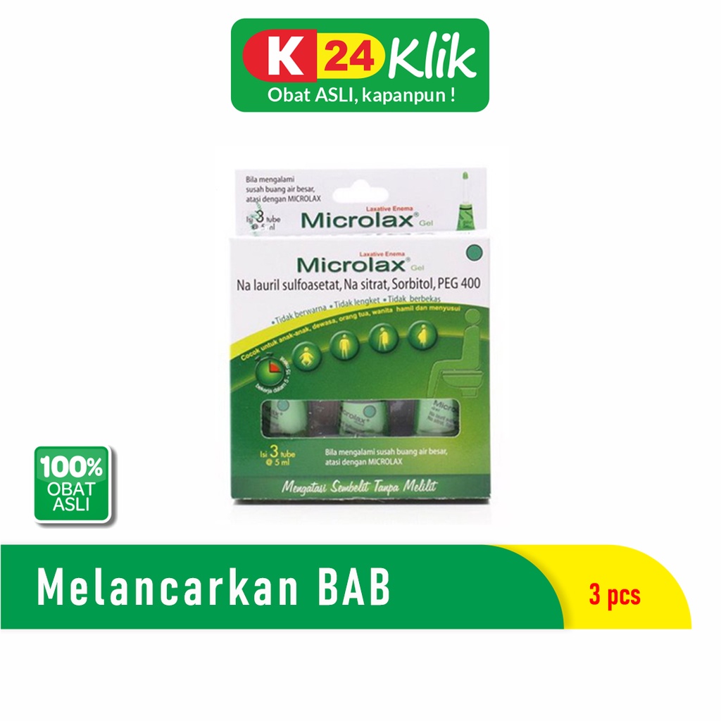 Jual Microlax Enema 3 Pcs/Pack | Shopee Indonesia