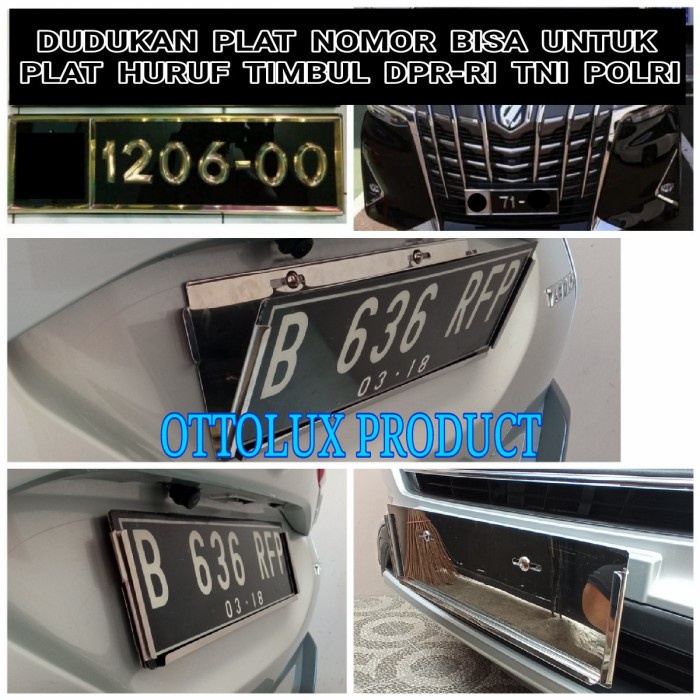 Jual Tatakan plat nomor bisa untuk plat dinas timbul kuningan Dpr-Ri ...