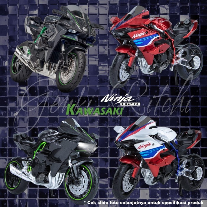 Jual Diecast Super Bike Kawasaki Ninja H2R Skala 1:12 Diecast Sepeda Motor | Shopee Indonesia