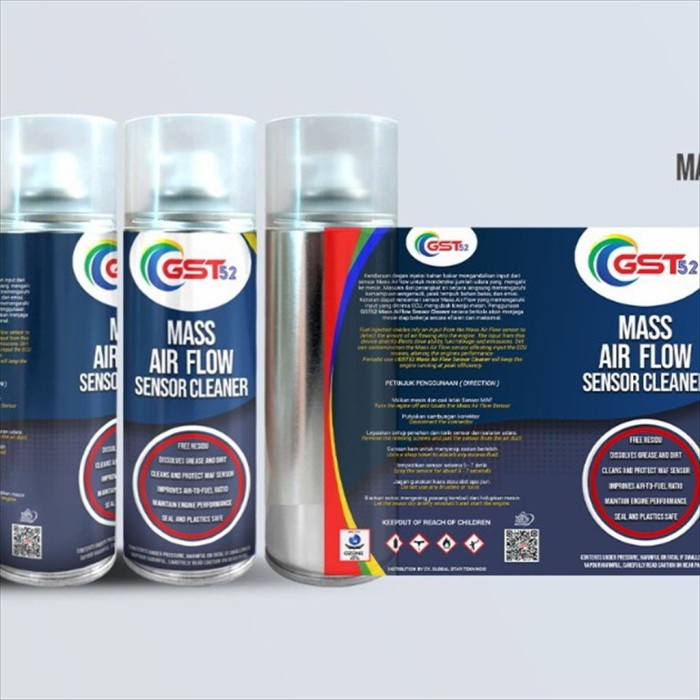 Jual GST52 Mass Air Flow MAF Sensor Cleaner 300ml Spray Pembersih ...