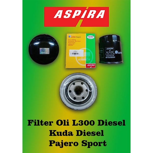 Jual FILTER OLI L300 DIESEL KUDA DIESEL PAJERO SPORT ASPIRA 66535 ...