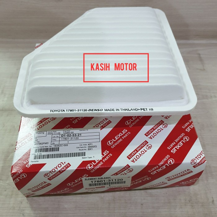 Jual Filter Udara Air Filter Toyota Alphard Anh20 2008-2014 Ori 1Pc ...