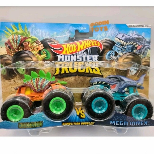 Jual DISKON SPESIAL MONSTER TRUCKS MOTOSAURUS VS MEGA WREX TRUCK 2021 TERMURAH | Shopee Indonesia