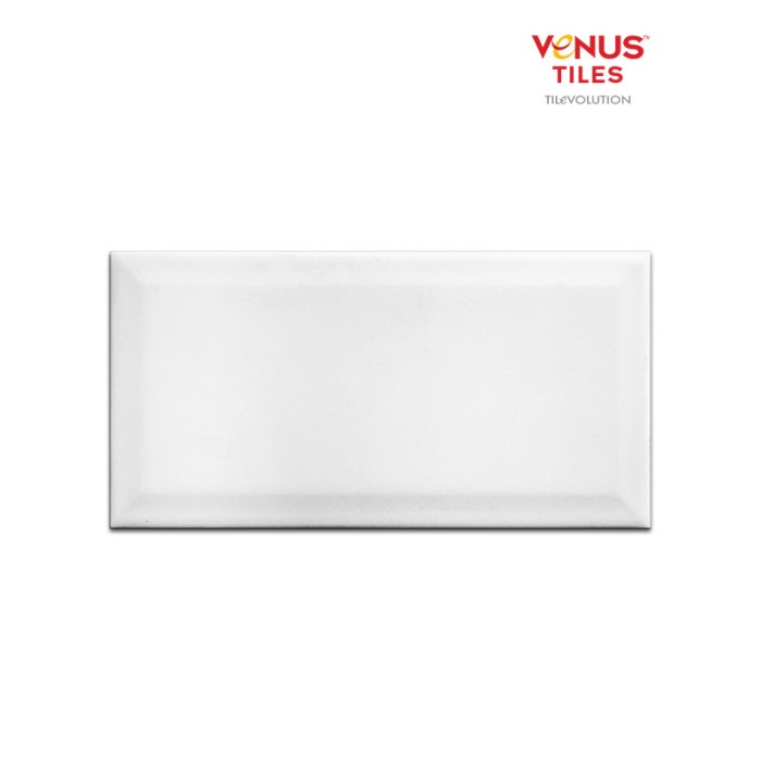 Jual Venus Avant Garde Takko White Matte Bevel 200*100 | Shopee Indonesia