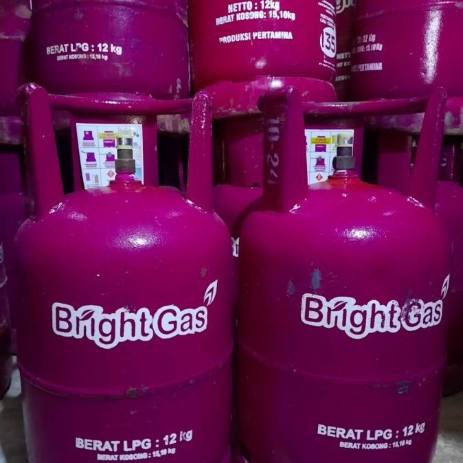 Jual Bright Gas ELPIJI 12 KG" ISI+TABUNG" | Shopee Indonesia