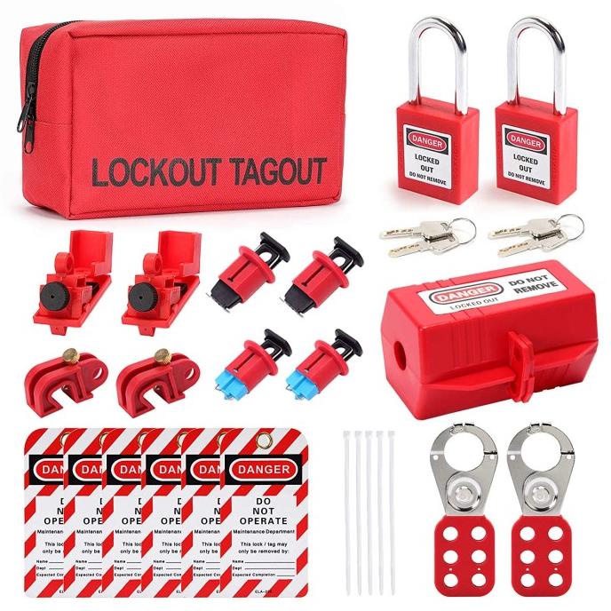 Jual Breaker Lockout Tagout Kit Electrical - Loto Safty Padlock Set ...