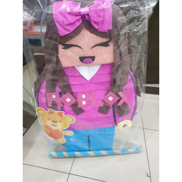 Jual pinata roblox girl custom/pinata ulang tahun/pinata roblox ...