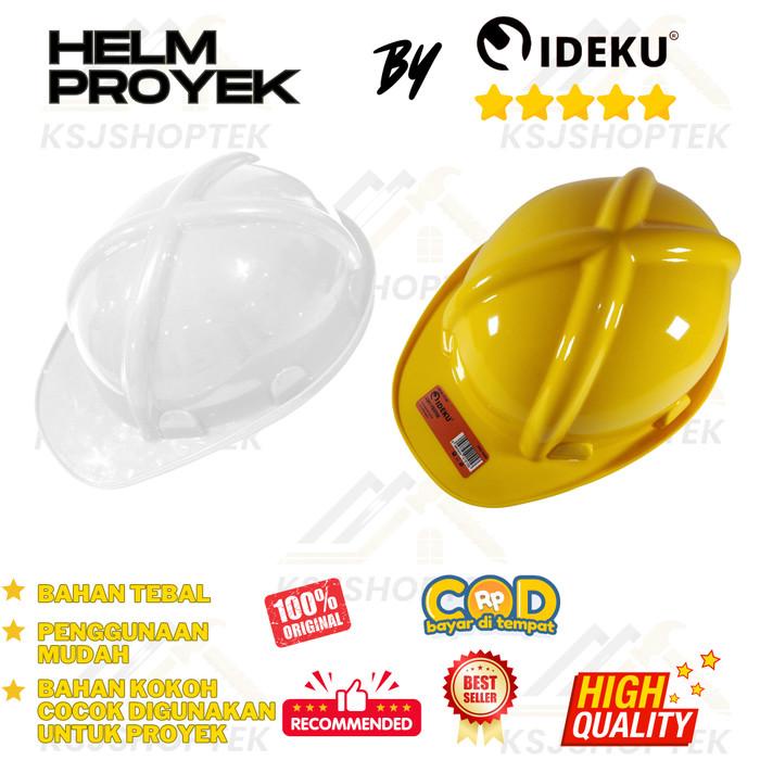 Jual Helm Proyek Kuning Sni Ideku Safety Helmet / Perlengkapan K3 ...