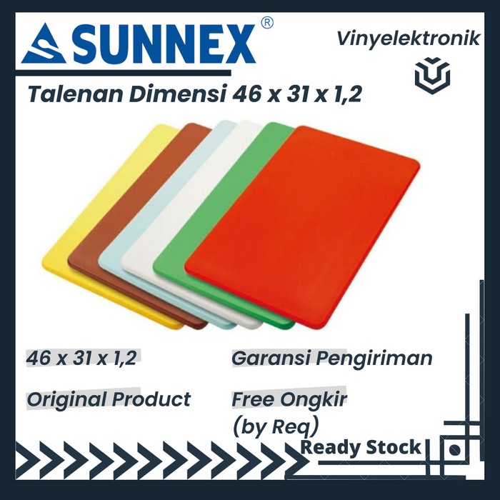 Jual Battom- Talenan Plastik Sunnex Board Persegi 46 Cm X 31 Cm X 1,2 ...