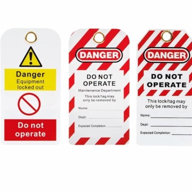 Jual "\"\"\"\] lockout tagout and inspection tags | Shopee Indonesia