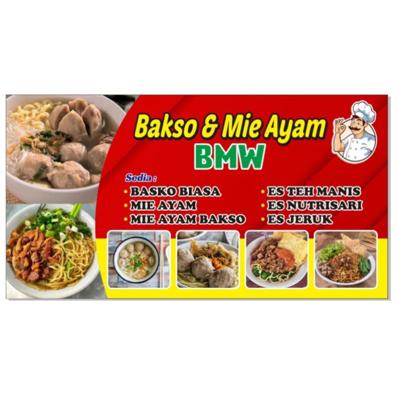 Jual Spanduk Bakso dan Mie Ayam | Shopee Indonesia