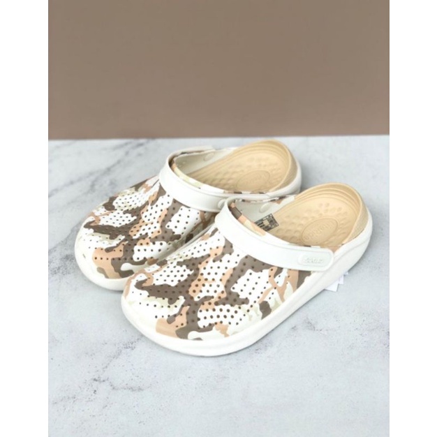 Jual Crocs LiteRide Clog Motif Baru/ Sandal Crocs Unisex / Crocs Pria Wanita / LiteRide Army ...