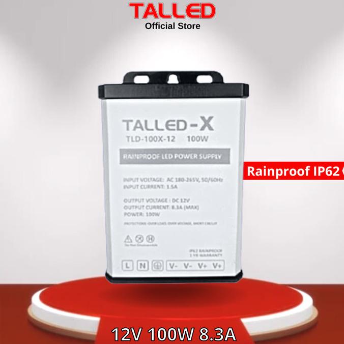 Jual Power Supply Talled 12V Rainproof Outdoor 5A 8.3A 12.5A 20.8A 25A ...