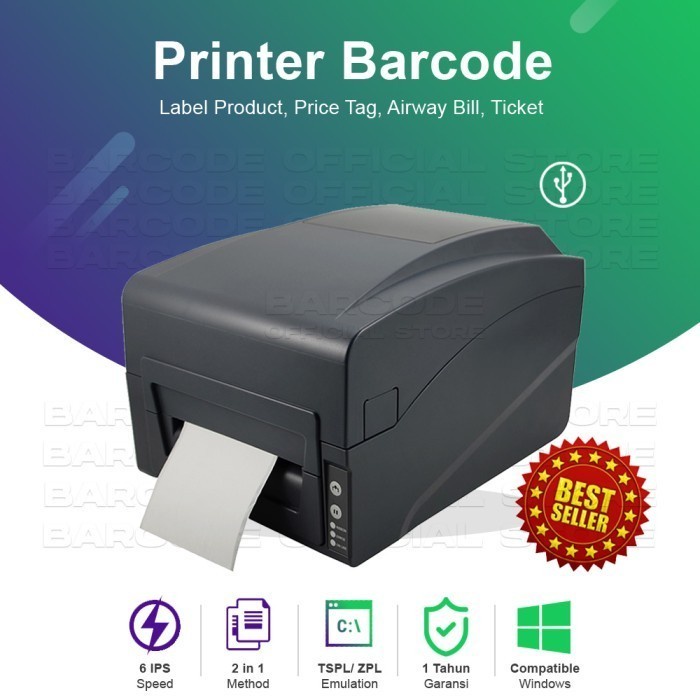 Jual PRINTER BARCODE SETARA PANDA C342C IWARE 342 BY CODESHOP CETAK LABEL | Shopee Indonesia