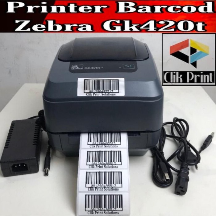 Jual PRINTER ZEBRA BARCODE GK420T | Shopee Indonesia