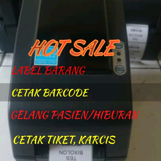 Jual PRINTER LABEL BARCODE BIXOLON SLP D220 BISA PRINT DARI HP/TAB ...