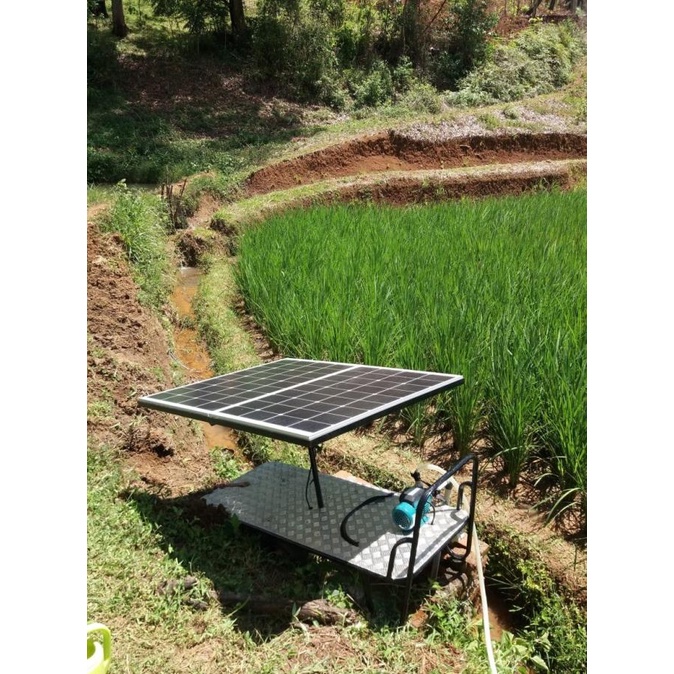 Jual Paket Pompa Air Solar Panel Cell Surya Dc Stec Stc 180W 180 W Watt ...