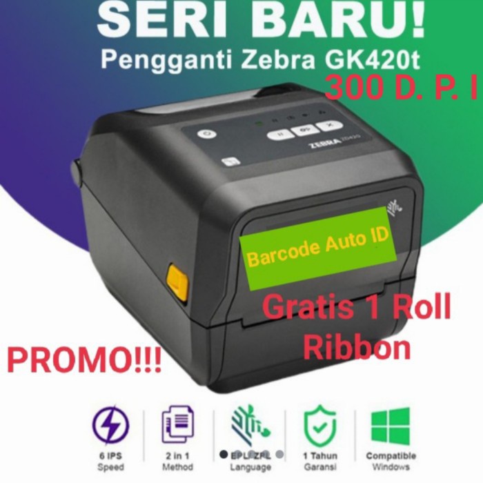 Jual Printer Barcode ZD 420 Pengganti ZEBRA GK 420t ," HANDAL "RAJA ...