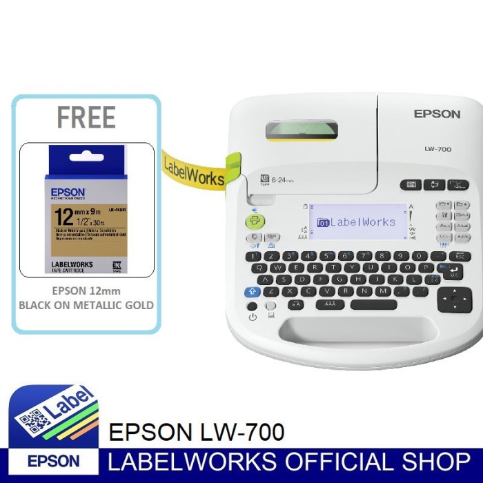 Jual Epson LabelWorks LW-700 PC Connectable Label Printer | Shopee ...