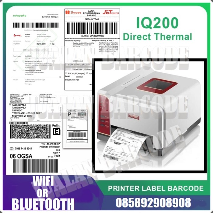 Jual BARCODE PRINTER POSTEK IQ-200 / IQ200 / IQ 200 (KHUSUS LABEL ...