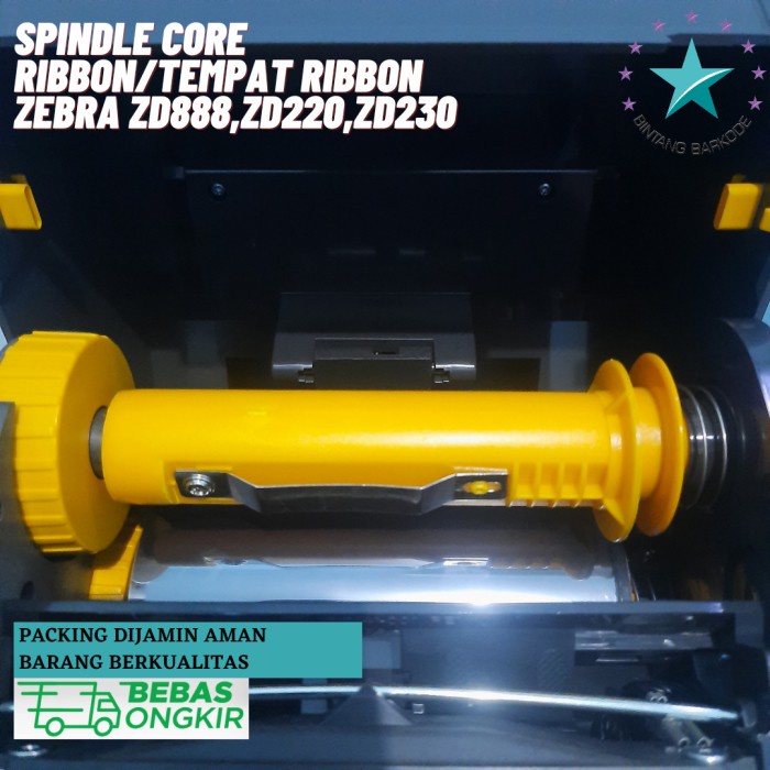 Jual SPINDLE CORE / TEMPAT RIBBON BARCODE PRINTER ZEBRA ZD888 & ZD220t ...