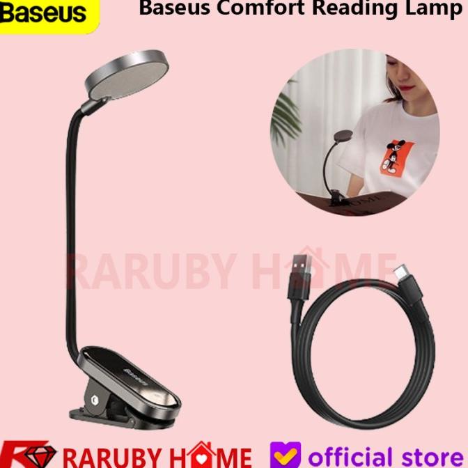 Jual Baseus Comfort Reading Lamp Lampu Baca Jepit Buku Led Clip On Book ...
