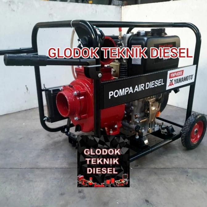 Jual Mesin Pompa Air Solar Diesel / Water Pump 4 Inch Starter Original ...