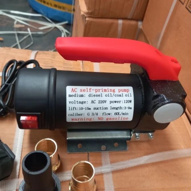Jual Pompa Ac Electric Oil Pump Ac 220V-50/60Hz Bbm Solar Pommini Pertamini | Shopee Indonesia