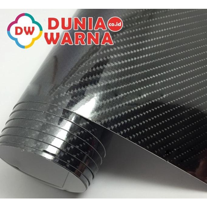 Jual Stiker Vinyl Skotlet Scotlite Carbon Kilap 5 Dimensi (5D) 50 cm ...