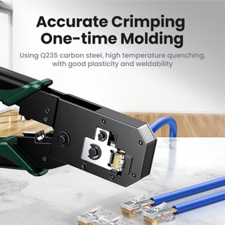 Jual UGREEN Tang Crimping Tool RJ45 RJ11 Lan Network Cable 6P 8P ,Alat Potong Kabel LAN | Shopee ...