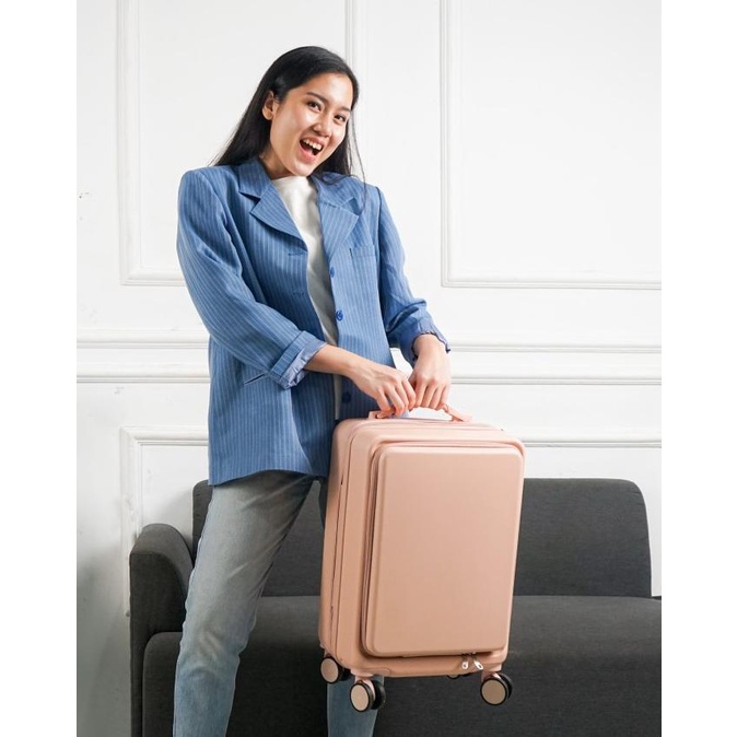 Jual Koper Roger A001 Koper Laptop Zipper Cabin 20 & 24 Inch Bagasi ...