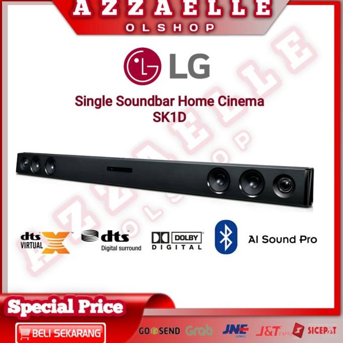 Jual LG Soundbar SK1D Bluetooth 2.0Ch Speaker 100Watt | Shopee Indonesia