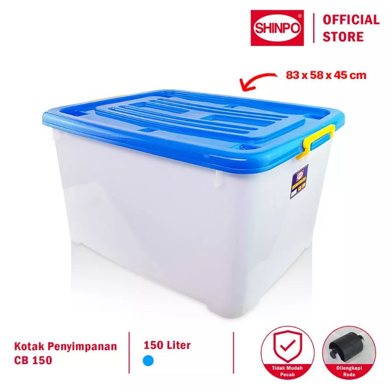Jual Shinpo Container Box Dengan roda CB 150 Kontainer Plastik Box ...
