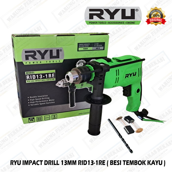 Jual Tekiro Ryu Impact Drill Mesin Bor Tangan Bobok Bolak Balik 13 Mm ...