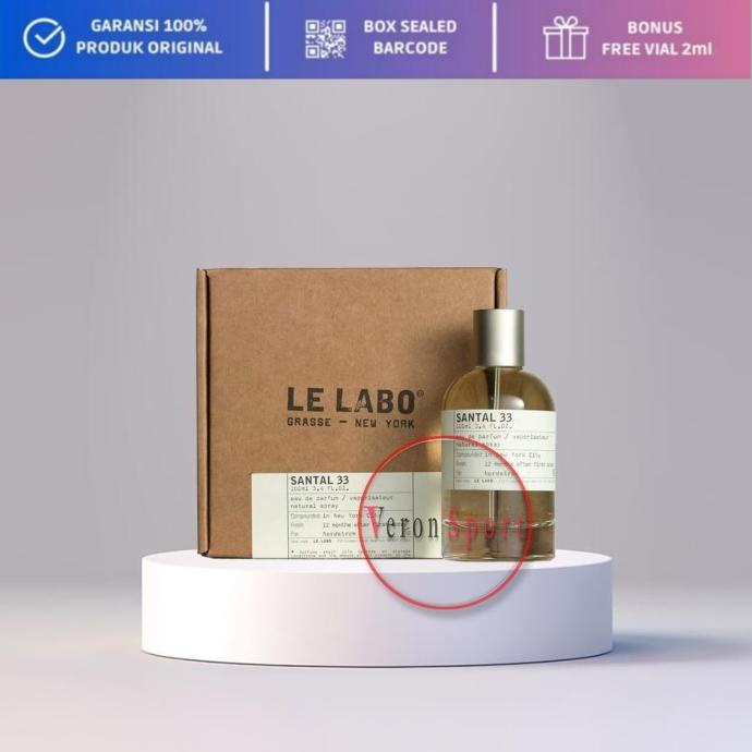 Jual Le Labo Santal 33 Edp 100Ml Original (Full Box+Sealed+Batch Code ...