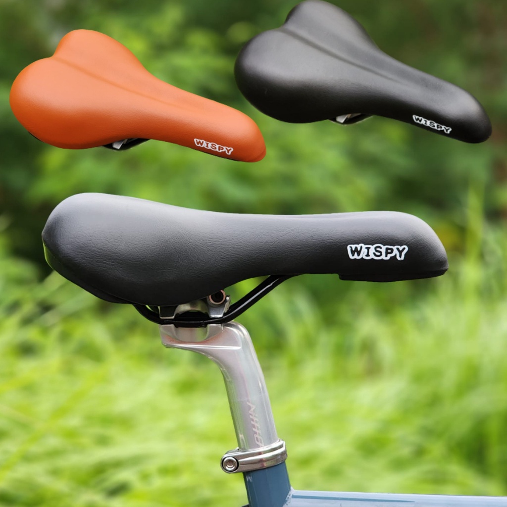 Jual Best Seller.. Sadel Sepeda Wispy Saddle Classic Model Kulit Empuk ...