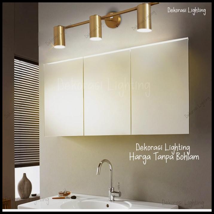 Jual Lampu Dinding Flexible Wastafel Panjang 60Cm Gold 3L Spotlight ...