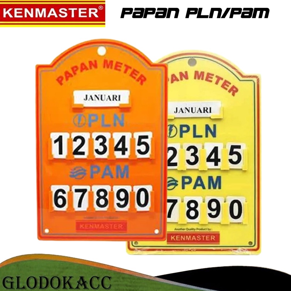 Jual Stok Baru Papan Meter PLN PAM Board Meteran Bulanan / Kenmaster ...