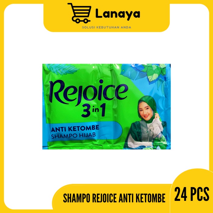 Jual Shampoo Sachet Rejoice 3 In 1 Anti Ketombe Hijab 5Ml X 24 Pcs | Shopee Indonesia