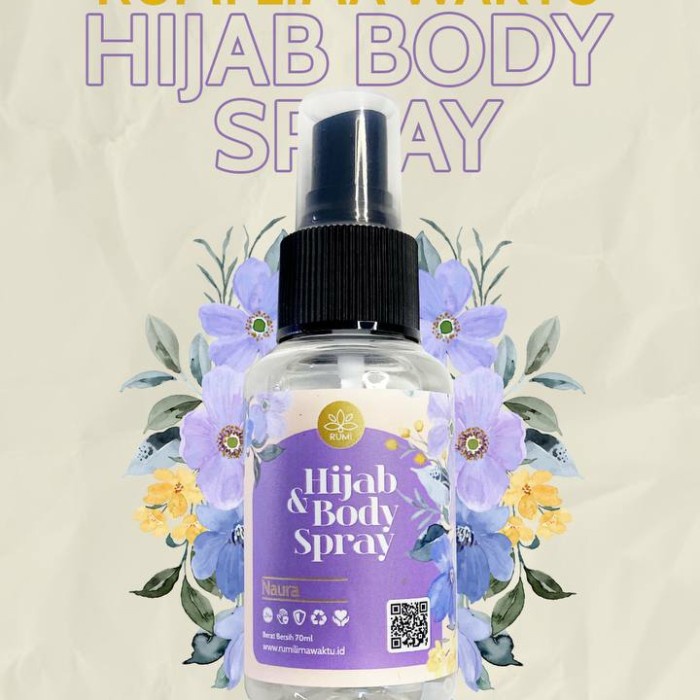 Jual Parfum Halal Rumi Hijab Dan Body Spray Naura | Shopee Indonesia