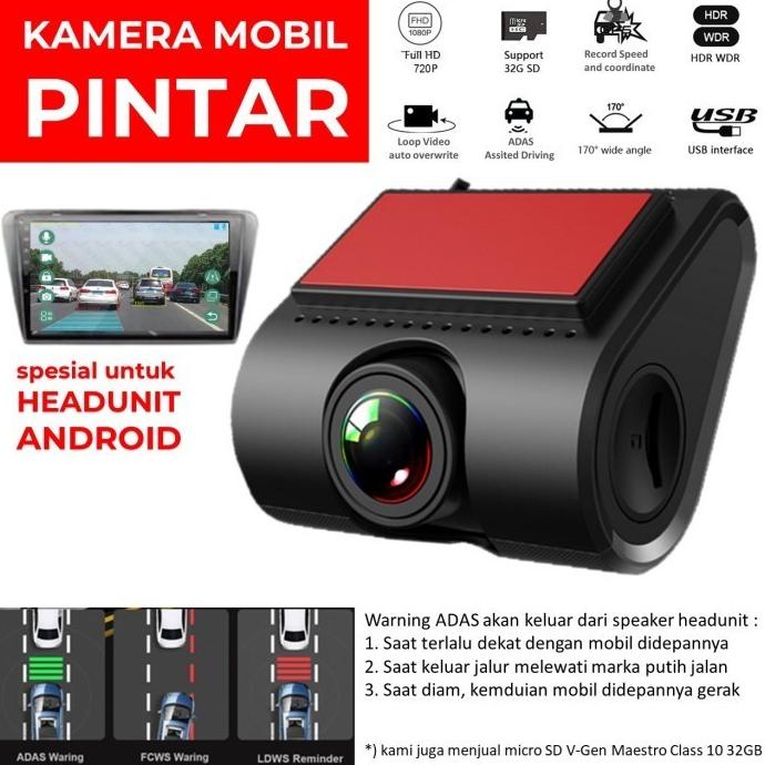 Jual Dash Cam Mobil DVR Perekam CCTV Video ADAS USB Android Canggih ...