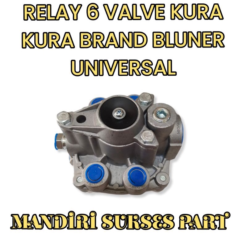 Jual RELAY 6 VALVE KURA KURA BRAND BLUNER UNIVERSAL | Shopee Indonesia