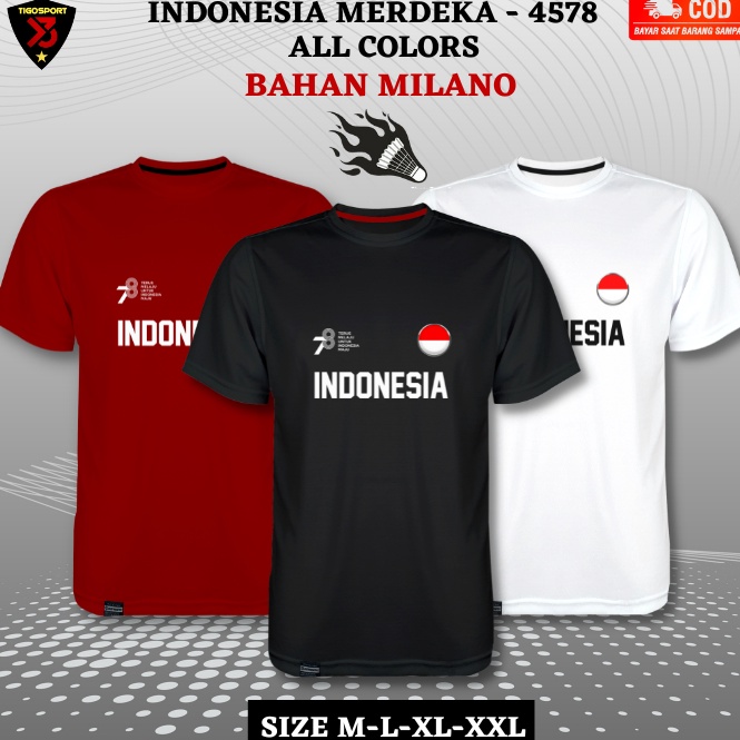 Jual HARGA SPESIAL [ JERSEY INDONESIA MERDEKA ] BAJU KAOS KEMERDEKAAN INDONESIA 2023/ KAOS MERAH ...