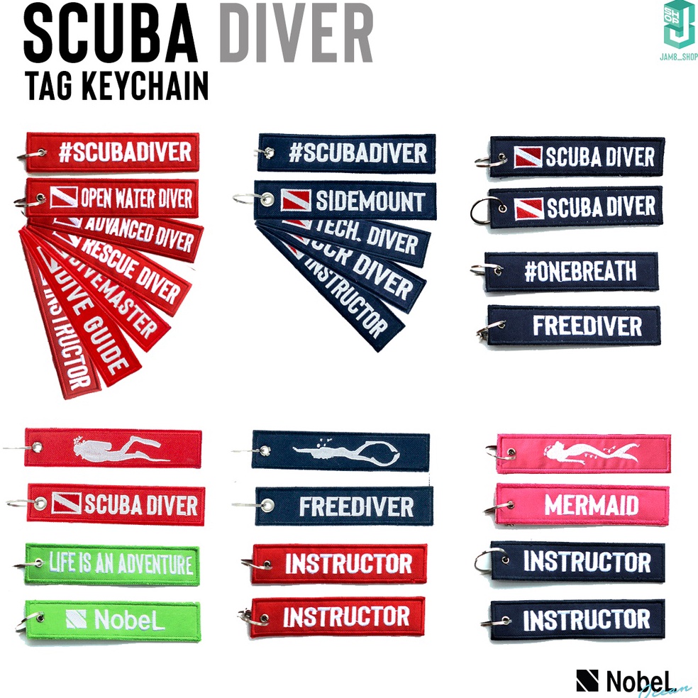 Jual STOK TERBARU Scuba Diving|Freediving|Mermaid|Tag Keychain ...