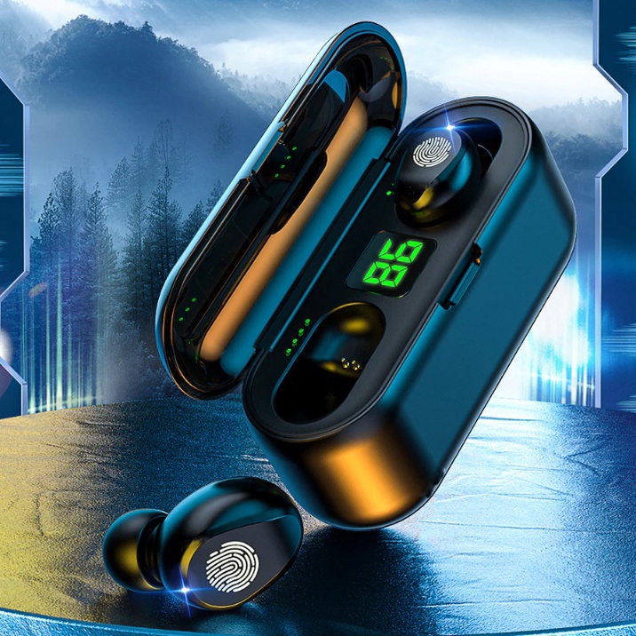 Jual Harga Bersahabat TWS F9 Earphone Bluetooth Tws Nirkabel Power Bank ...