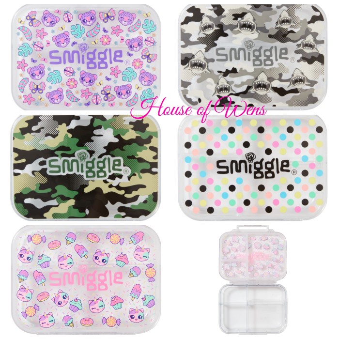 Jual SMIGGLE BUDZ SEE ME BENTO SMALL LUNCHBOX ORIGINAL - KOTAK MAKAN ...