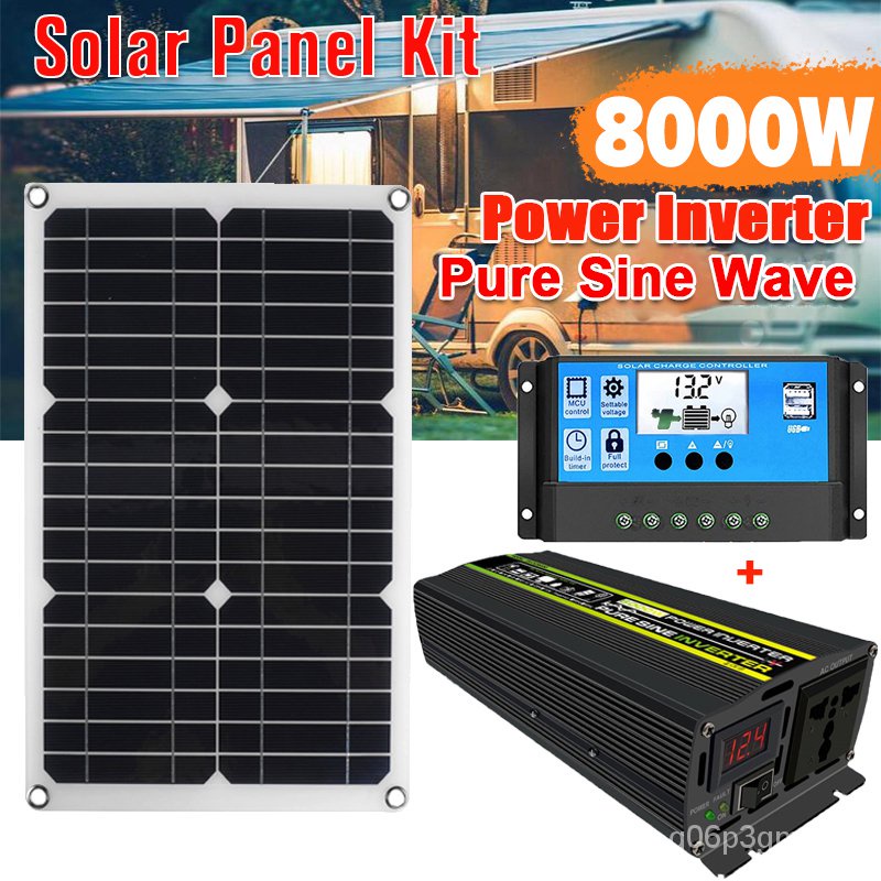 Jual &4000W/6000W/8000W Solar Panel System 18V18W Solar Panel 30A ...