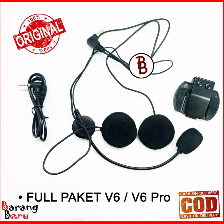 Jual CHEKOUT Sparepart Intercom V4 / V6 Pro Headset Clampkit Charger EJEAS FULL PAKET | Shopee ...