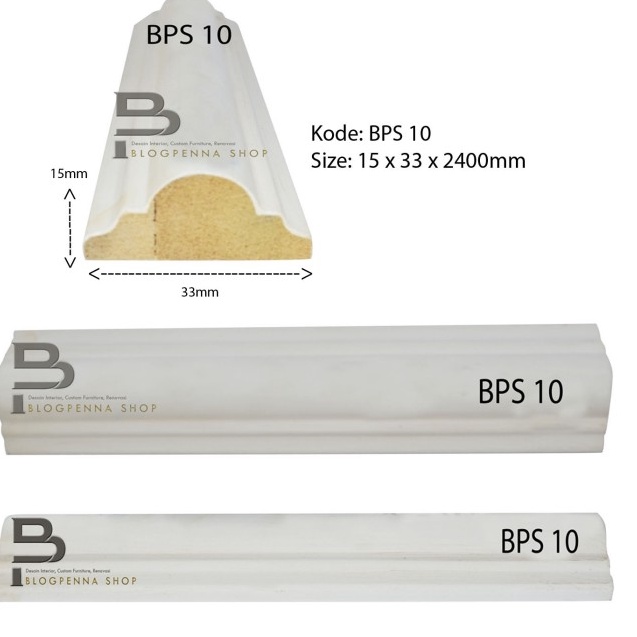 Jual LIST KAYU BPS10 / LIS KAYU WAINSCOTING / WALL MOULDING / PANEL ...